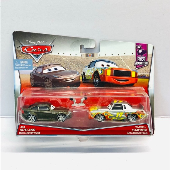 Mattel | Toys | Disney Pixar Cars Bob Cutlass Darrell Cartrip | Poshmark